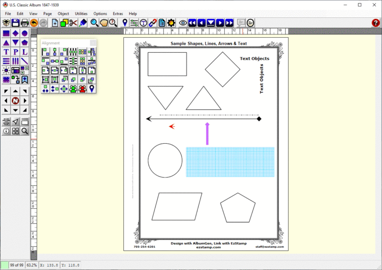 AlbumGen - Stamp Album Software From SoftPro