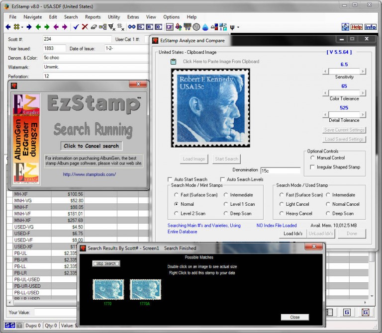 SRS (Stamp Recognition) » EzStamp