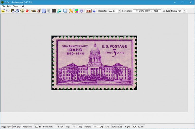 EzPerf Stamp Perforation Measurement Software From SoftPro ezperf-stamp-perforation-measurement-software-from-softpro